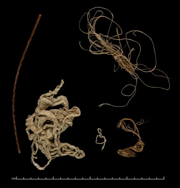 Collection object "Or.8210/S.13899" • Pieces of strong and thread ...