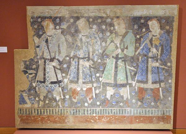 Collection object "MIK III 8426" • Tocharian donor figures. Wall ...