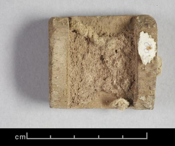 Collection object "MAS.805.a" • Rectangular seal-case made of wood. The ...