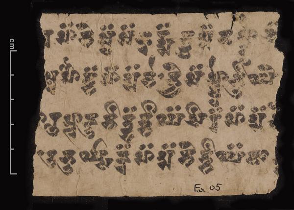 Collection object "IOL Khot 169/3" • Khotanese manuscript fragment ...