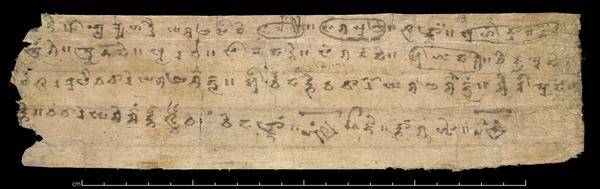 Collection object "Or.11344/13" • Khotanese manuscript listing men on ...