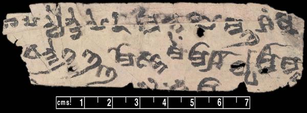 Collection object "IOL Toch 44" • Manuscript fragment in Tocharian B ...