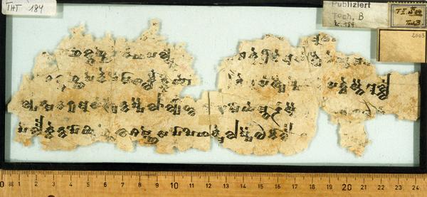 Collection object "THT 184" • Manuscript from German Central Asia ...