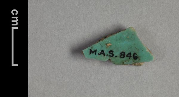 Collection object "MAS.846" • Sherd of a ceramic vessel with a ...