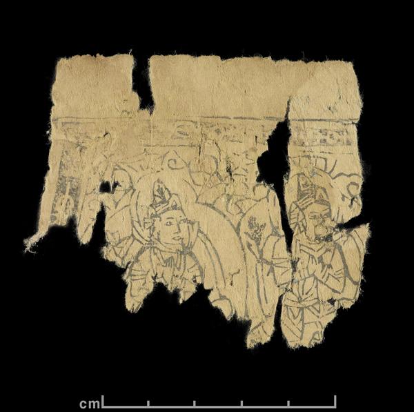 Collection object "Or.12380/2290" • Tangut blockprint from Karakhoto ...