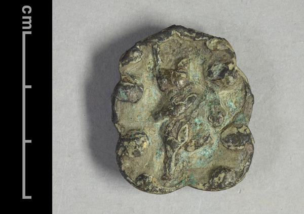 Collection object "MAS.146" • Decorative plaque made of bronze. The ...